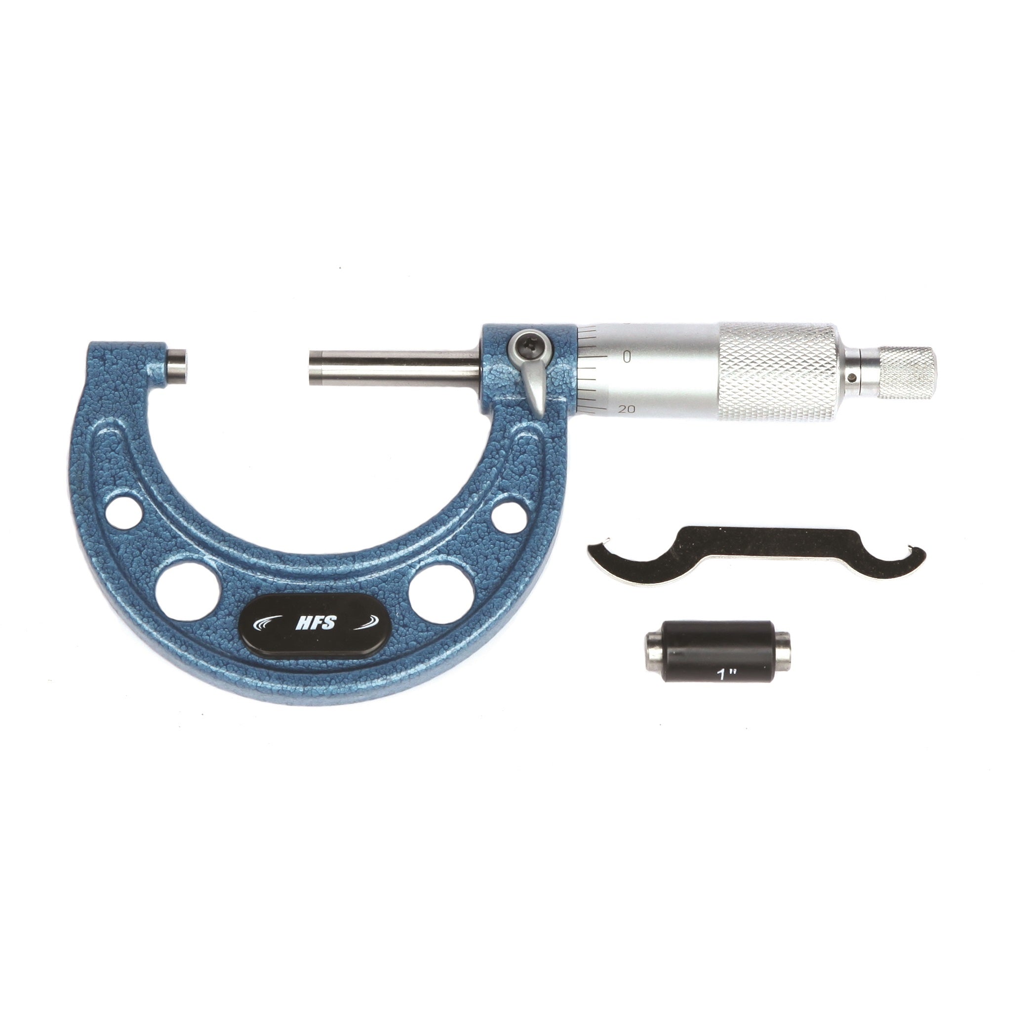 1-2" x 0.0001" Solid Metal Frame Outside Micrometer (with Case ...