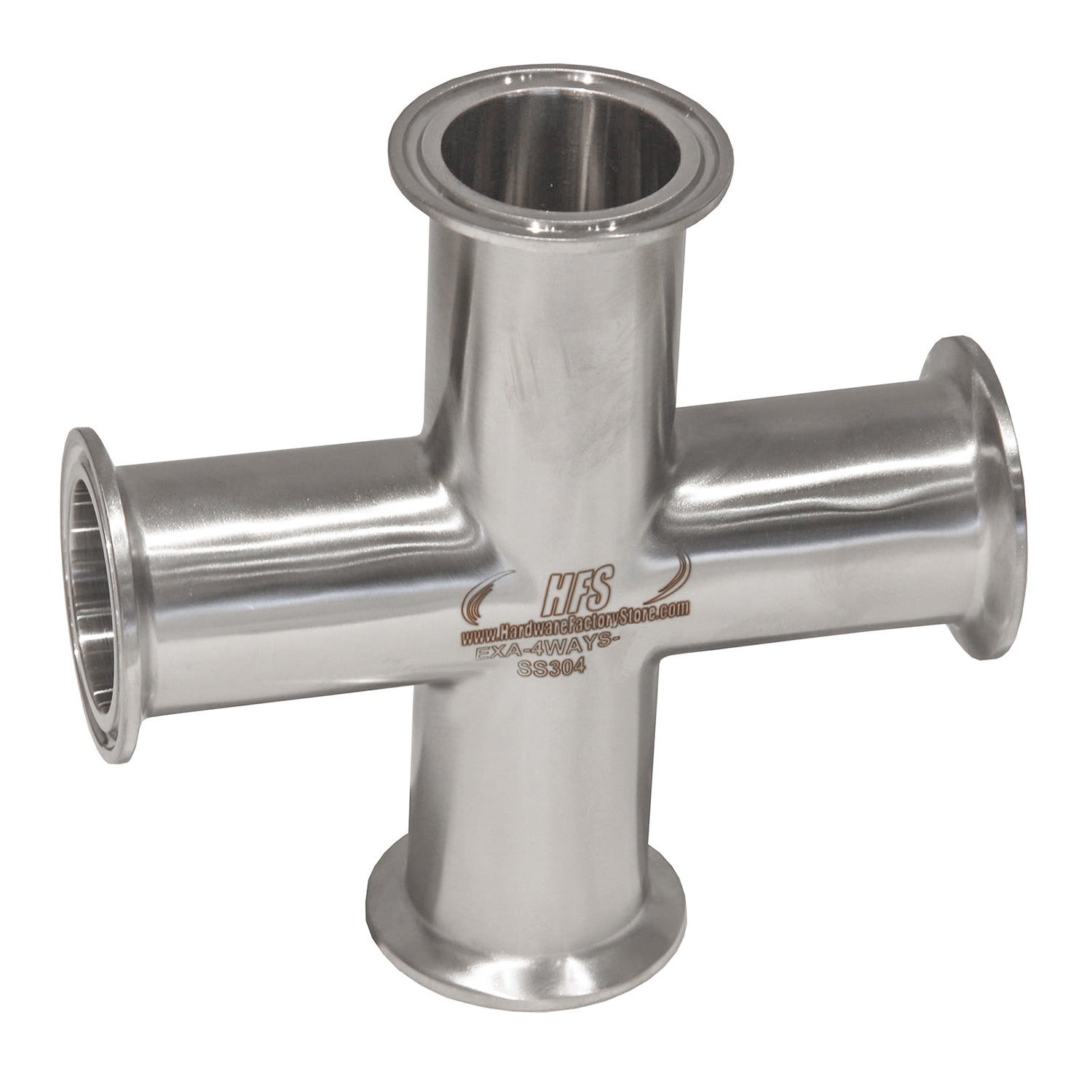 Tri Clamp 4 Way Cross 304 Stainless Steel 304 – Hardware Factory Store