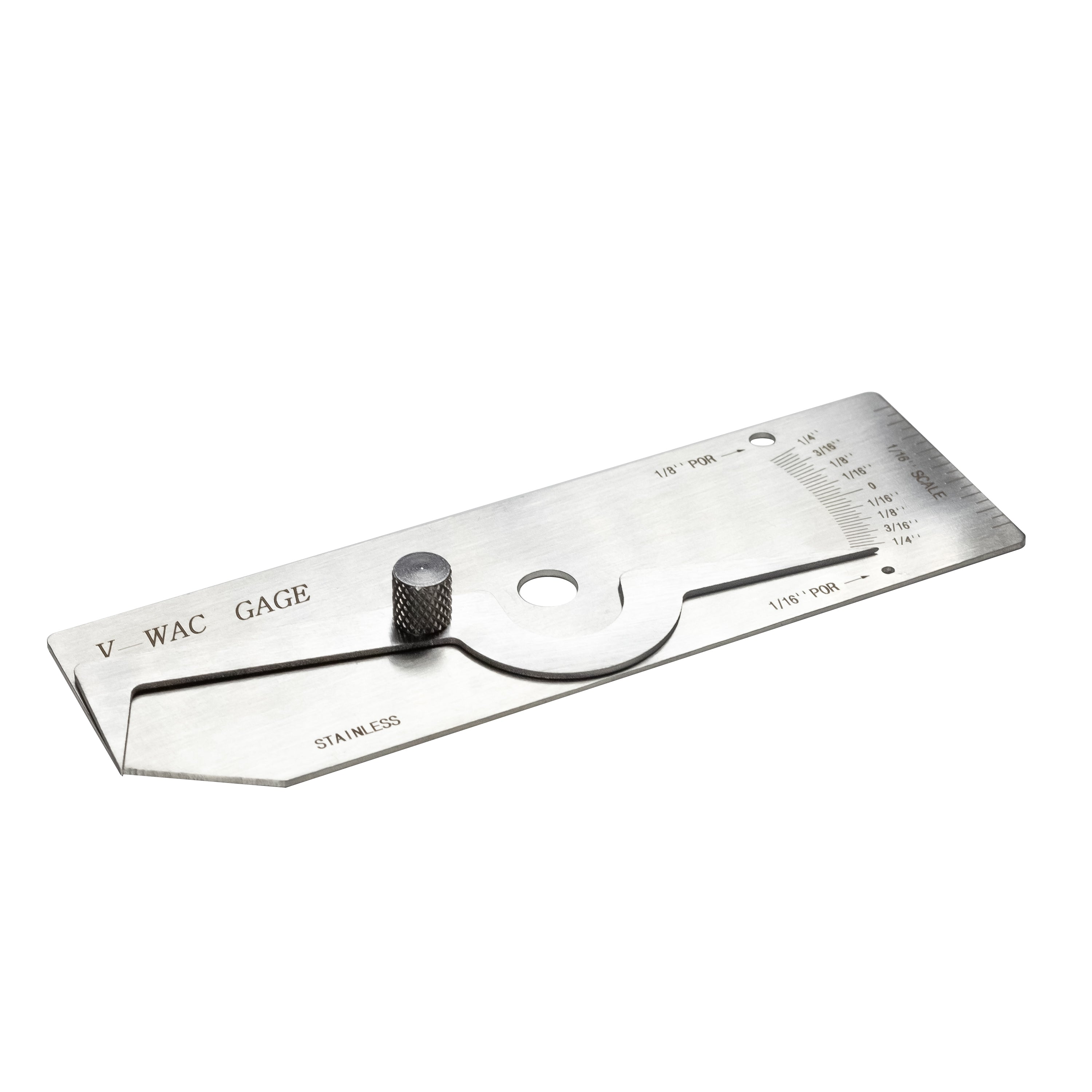 V-WAC Single Weld Gage Welding Inspection Thread Gauge Inch Stainless ...