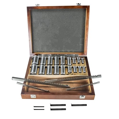 HFS(R) 27PCS Set No.10-10A Combination H.S.S. Keyway Broach Sets in Fi ...