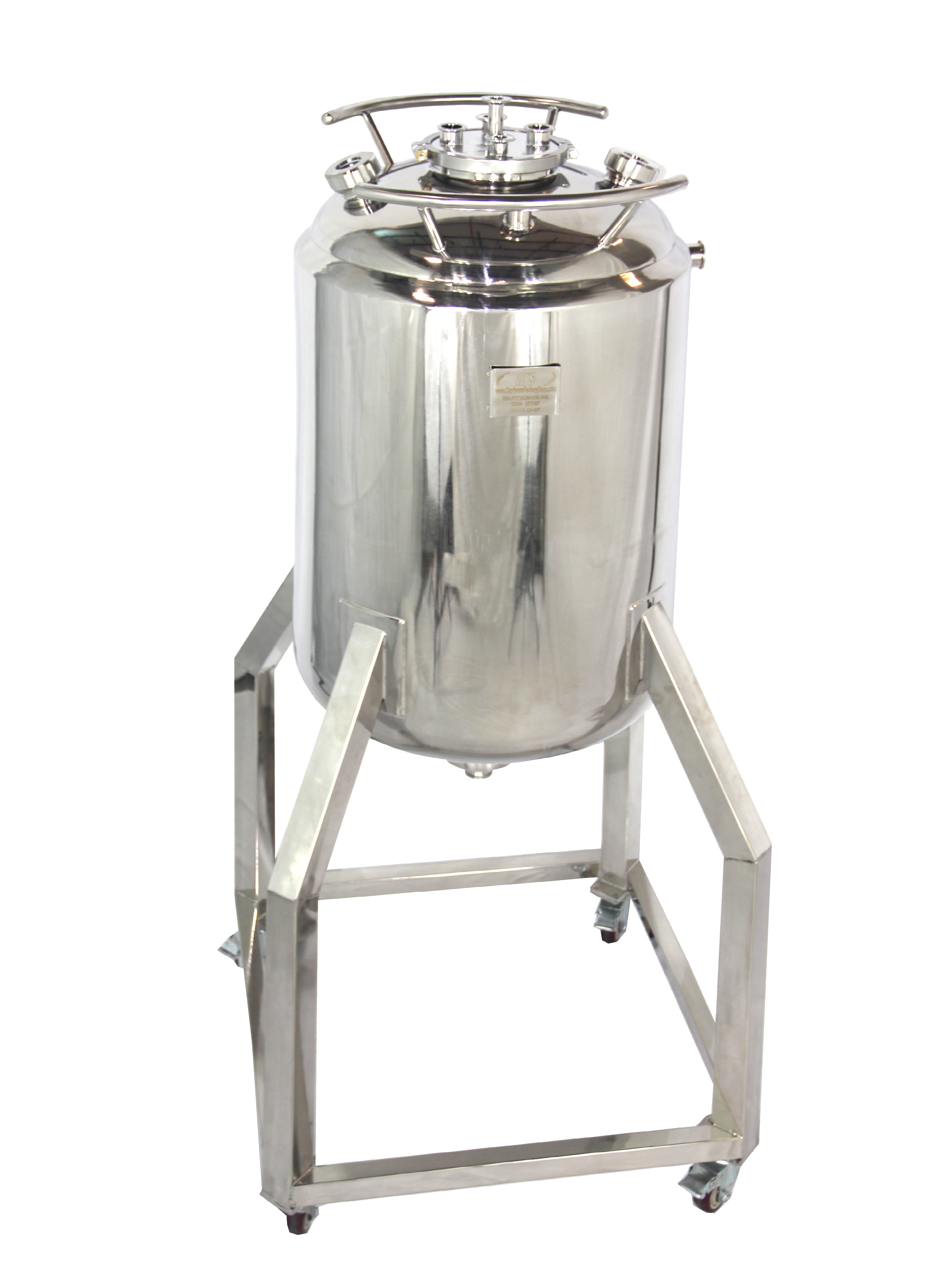 500 L, (350 lbs. Refrigerant), Jacketed Reactor with Condenser ...