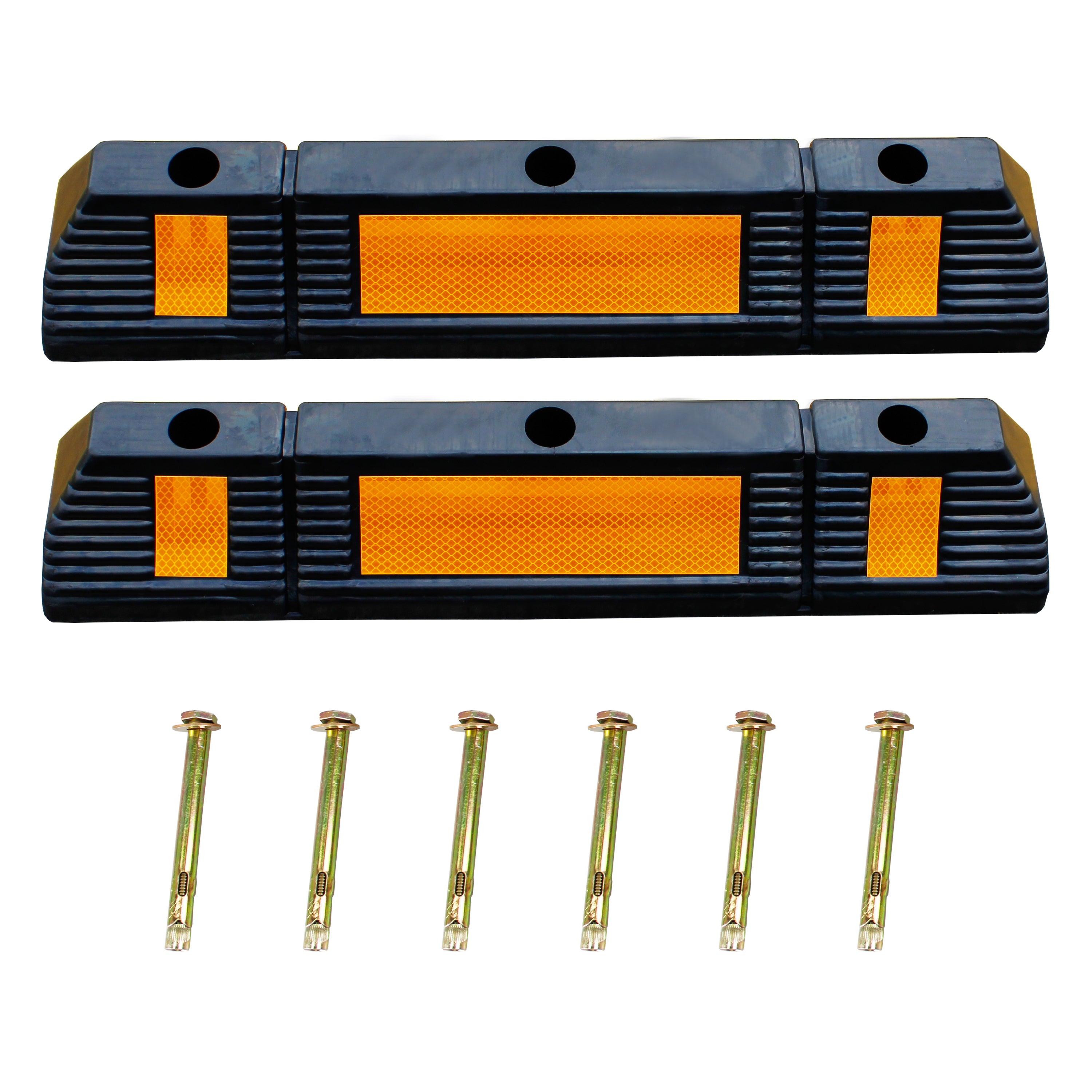 2PC Parking Stopper for Garage Floor, Blocks Car Wheels as Parking Aid ...